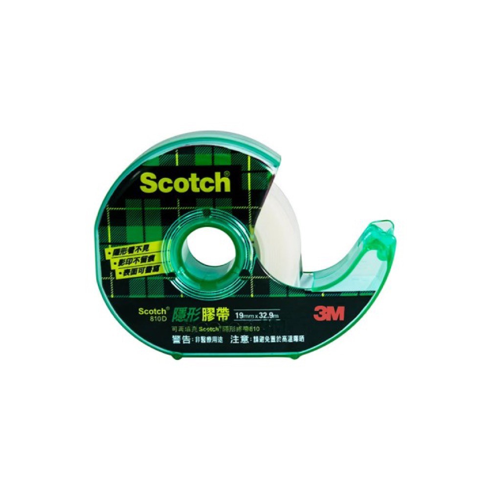 3M 810-D3/4 附台隱形膠帶 19mmX32.9m