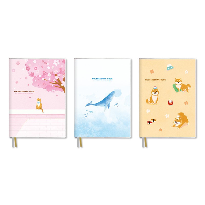 珠友 A5/25K 家計簿/半年份/生活收支簿-186 天 - OB文具倉庫